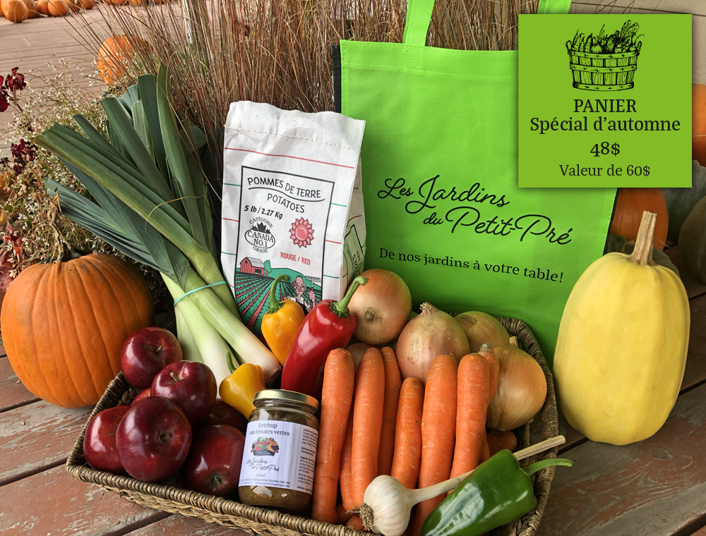 Panier du maraîcher Spécial d'automne 1 - Les Jardins du Petit-Pré – De ...